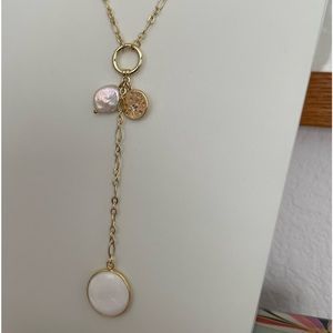 Panacea Cache | Jewelry | Panacea Pearl Drop Chain Necklace | Poshmark